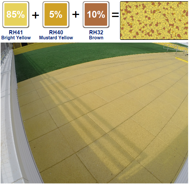 Safety Surfacing Rubber Chips | Play Surface Color Blending | Rubber Paver Color Blends | Custom ...